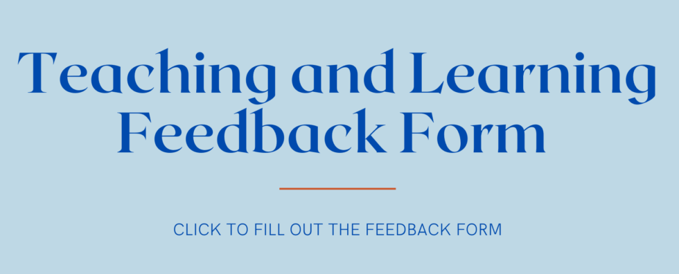 Teaching and Learning Feedback Form (SKE) | Faculty of Electrical ...