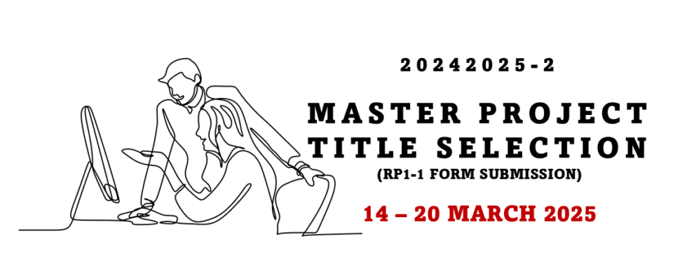 Master Project Title Selection (20242025-2) – CLOSED | Faculty of ...